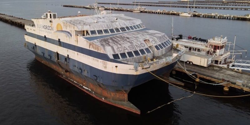 The Ghost of the Blue Horizon: Abandoned Casino Cruise Ship’s Rise & Fall